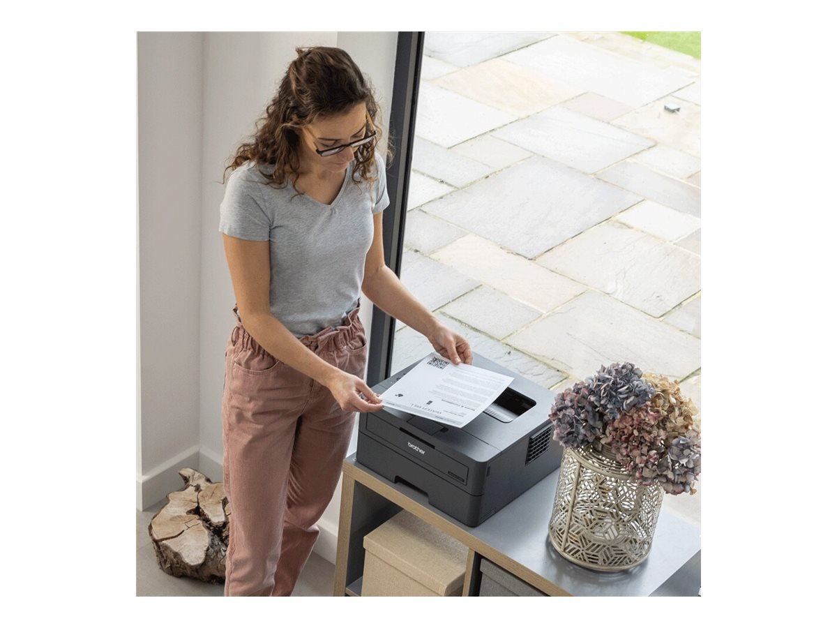 HL-L2445DW A4 s/h-laserprinter Duplex USB Kablet netkort Trådløst ...